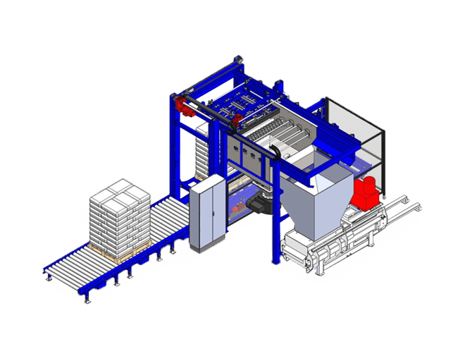 Automated Bag Emptying Machine | Bale Press & Pallet Stacker